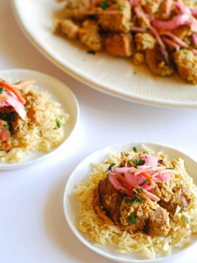 Slow Cooker Haitian Pork Story - A Duck's Oven