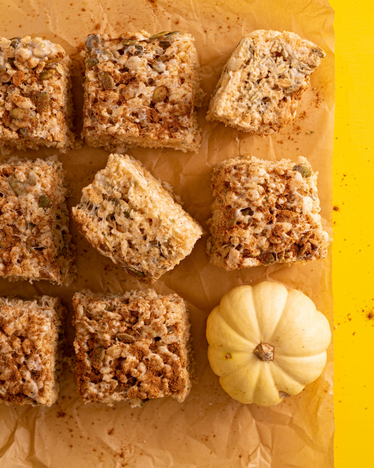 Pumpkin Rice Krispie Treats - A Duck's Oven